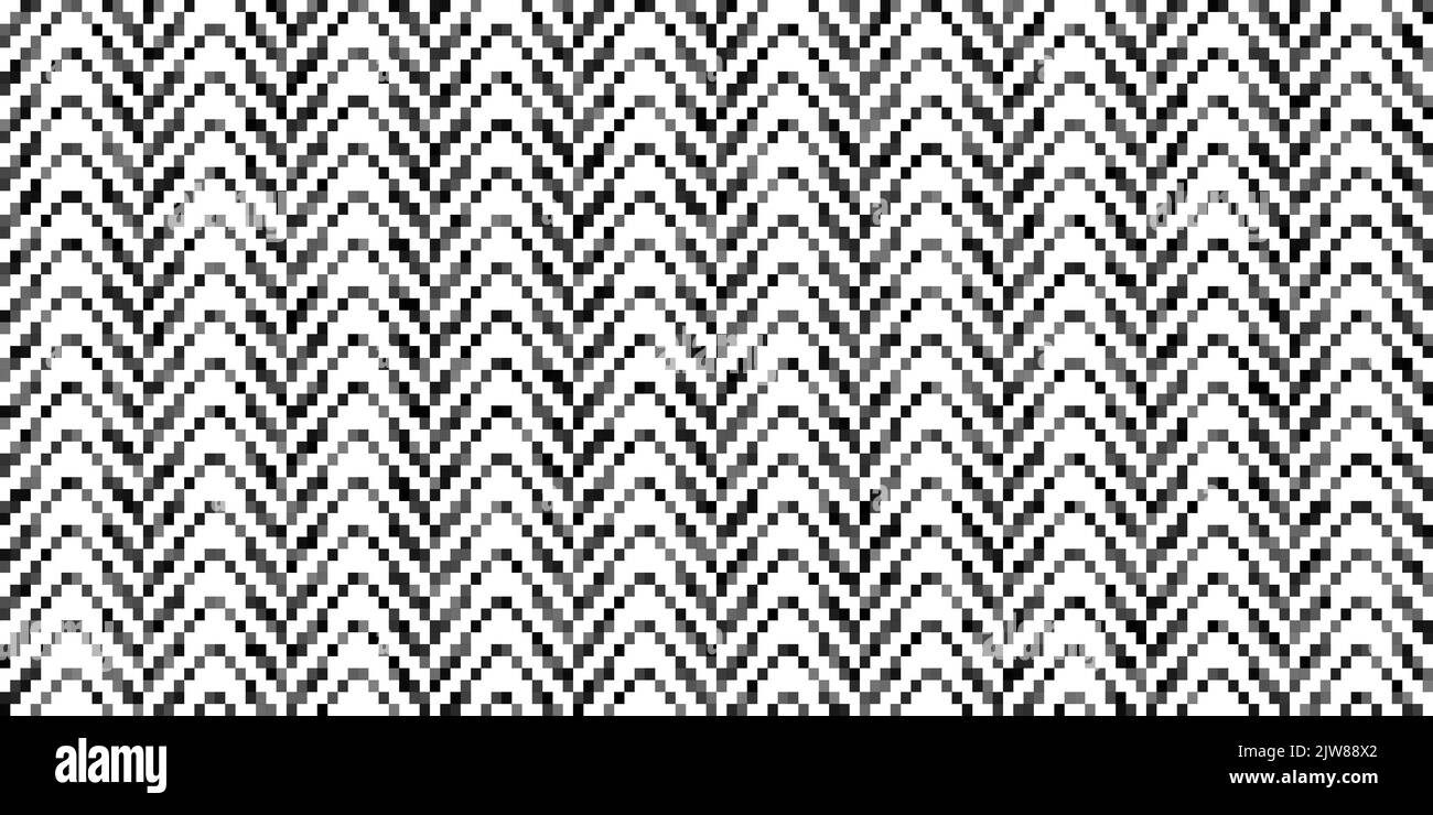 Abstract chevron striped pattern seamless texture Black and white ...