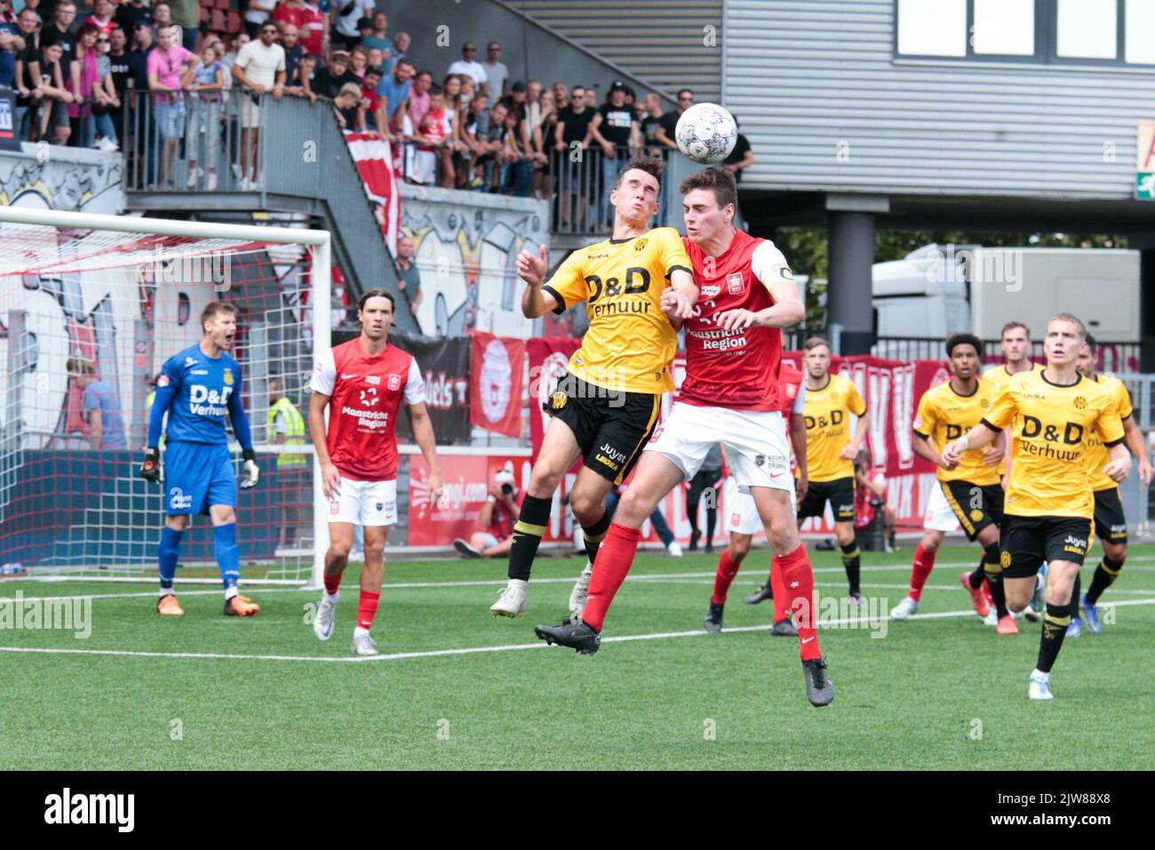 MAASTRICHT, NETHERLANDS - SEPTEMBER 4: Matteo Waem of MVV Maastricht ...