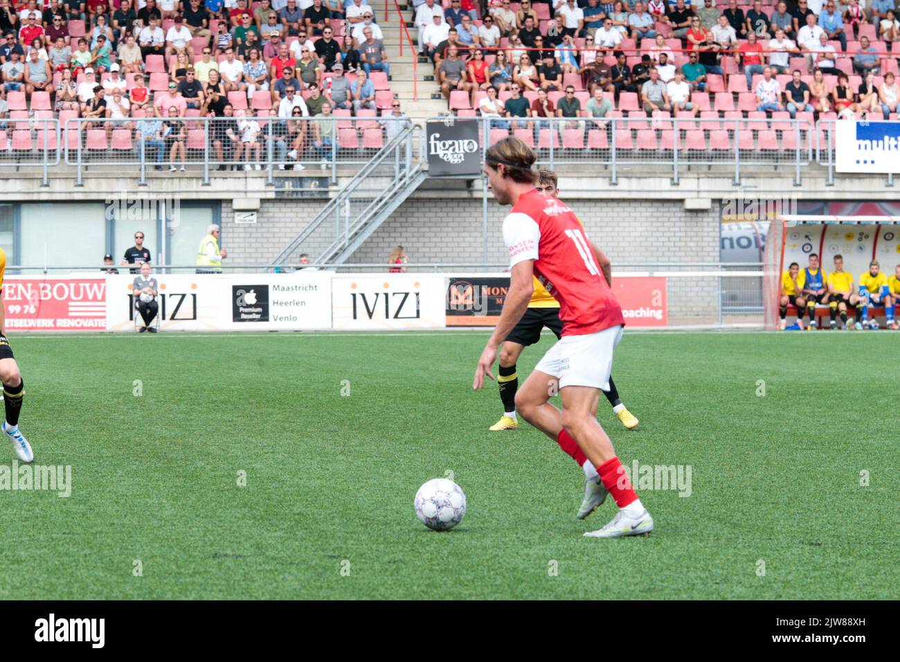 MAASTRICHT, NETHERLANDS - SEPTEMBER 4: Orhan Džepar of MVV Maastricht ...