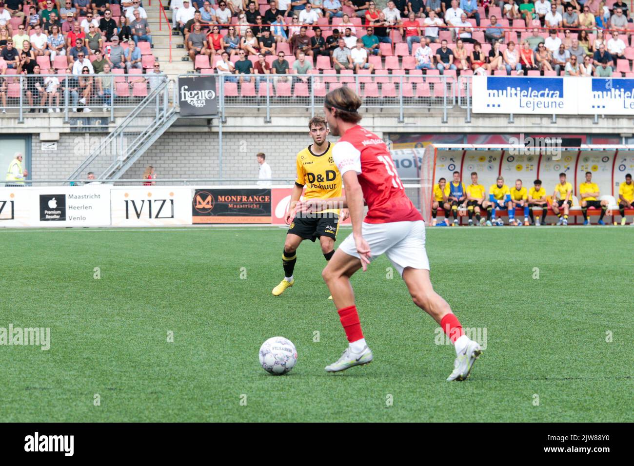 MAASTRICHT, NETHERLANDS - SEPTEMBER 4: Orhan Džepar of MVV Maastricht ...