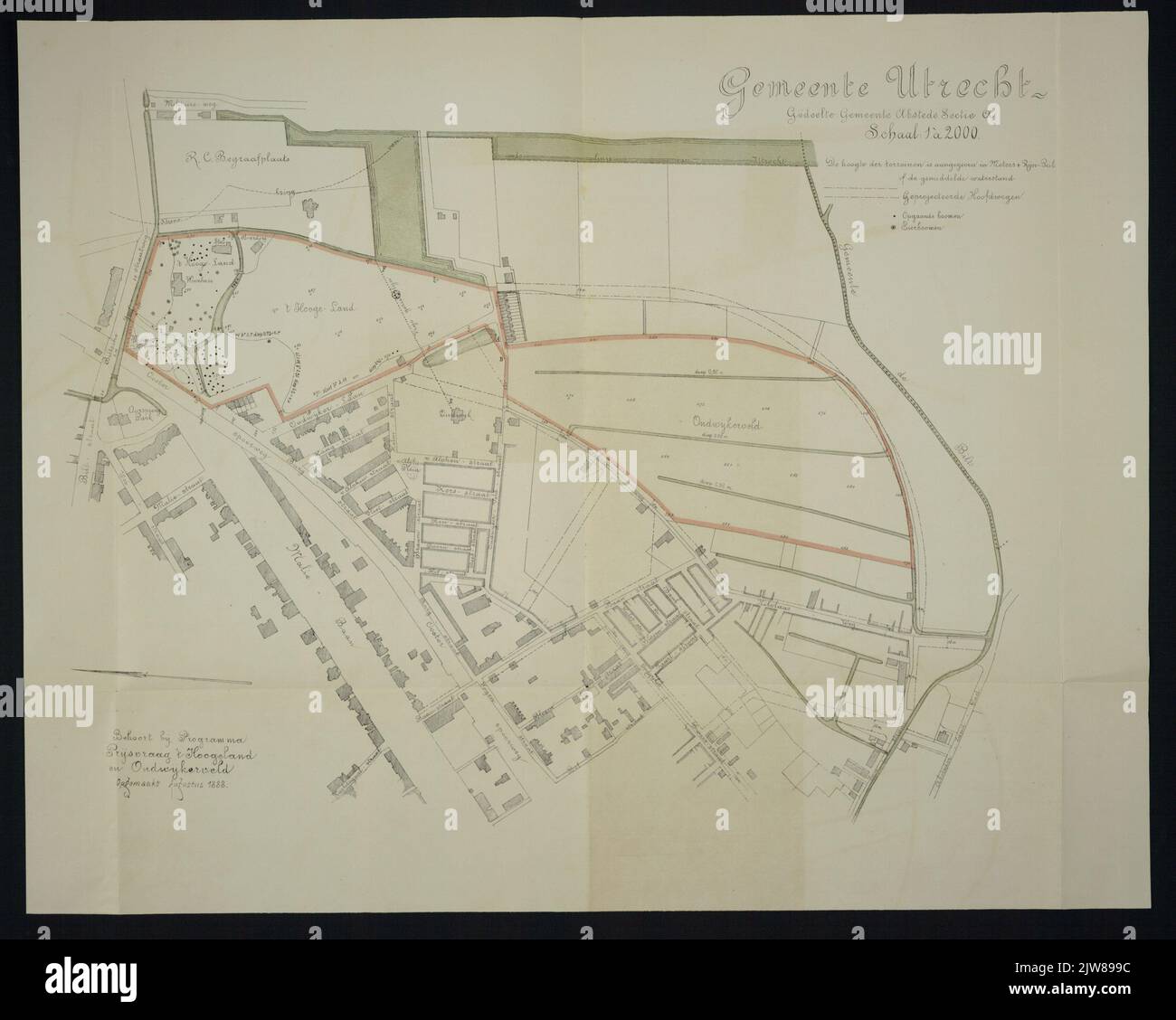 Municipality of Utrecht - / part of the municipality of Abstede section ...