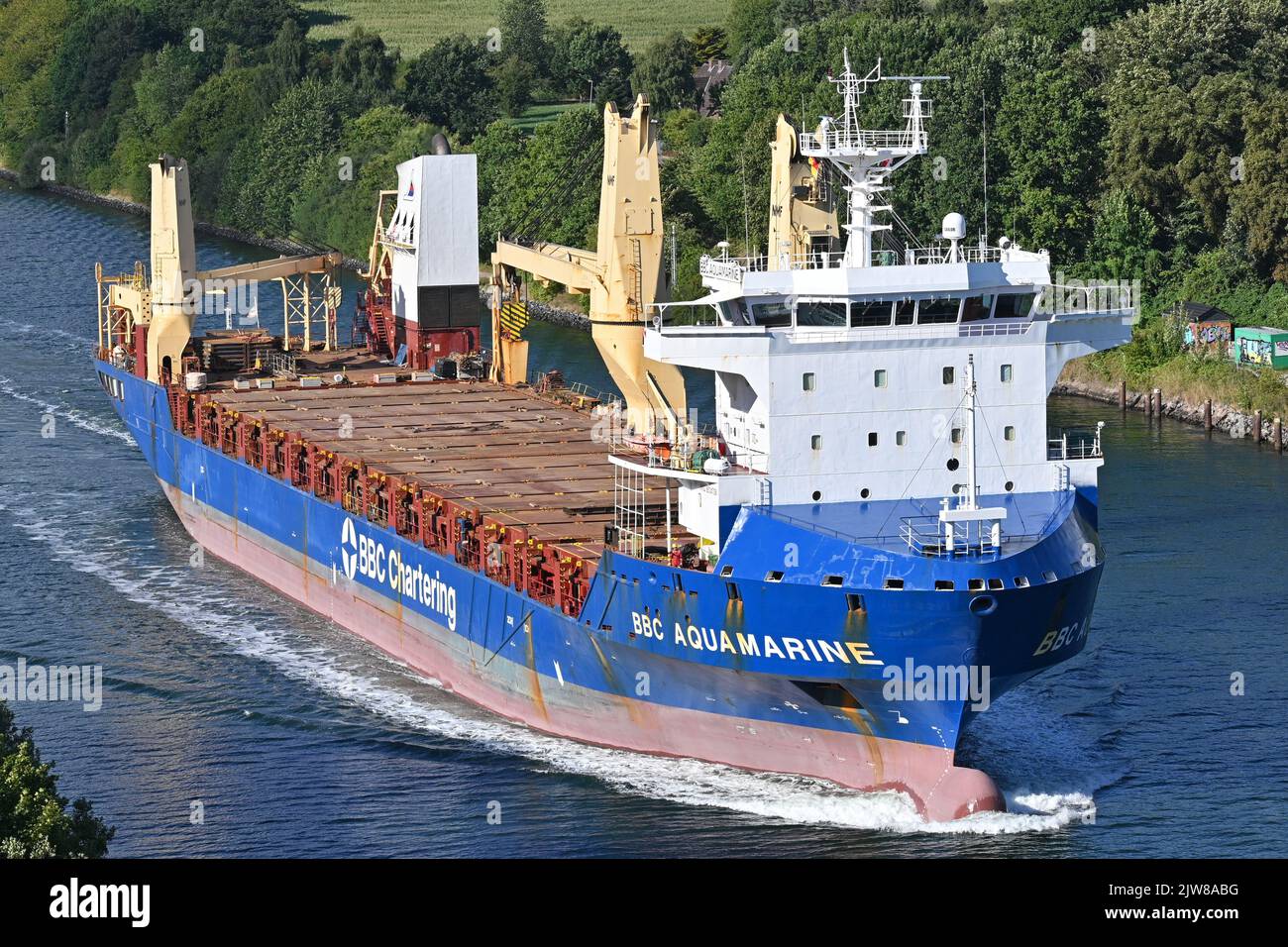 General Cargo Ship BBC Aquamarine Stock Photo - Alamy