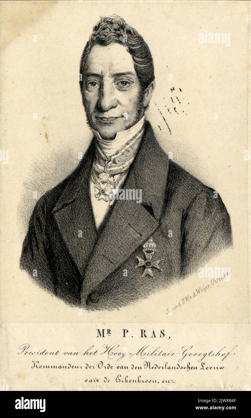 Mr. P. Ras. / President of the High Military Court / Commander of the ...