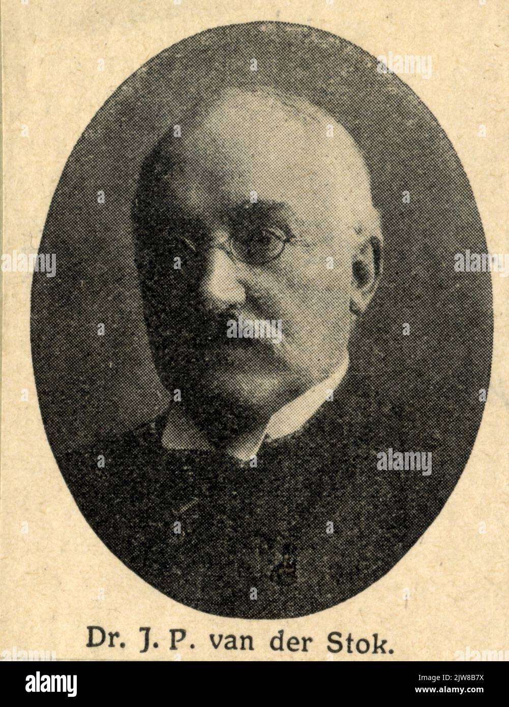 Dr. J. P. van der Stok Stock Photo - Alamy