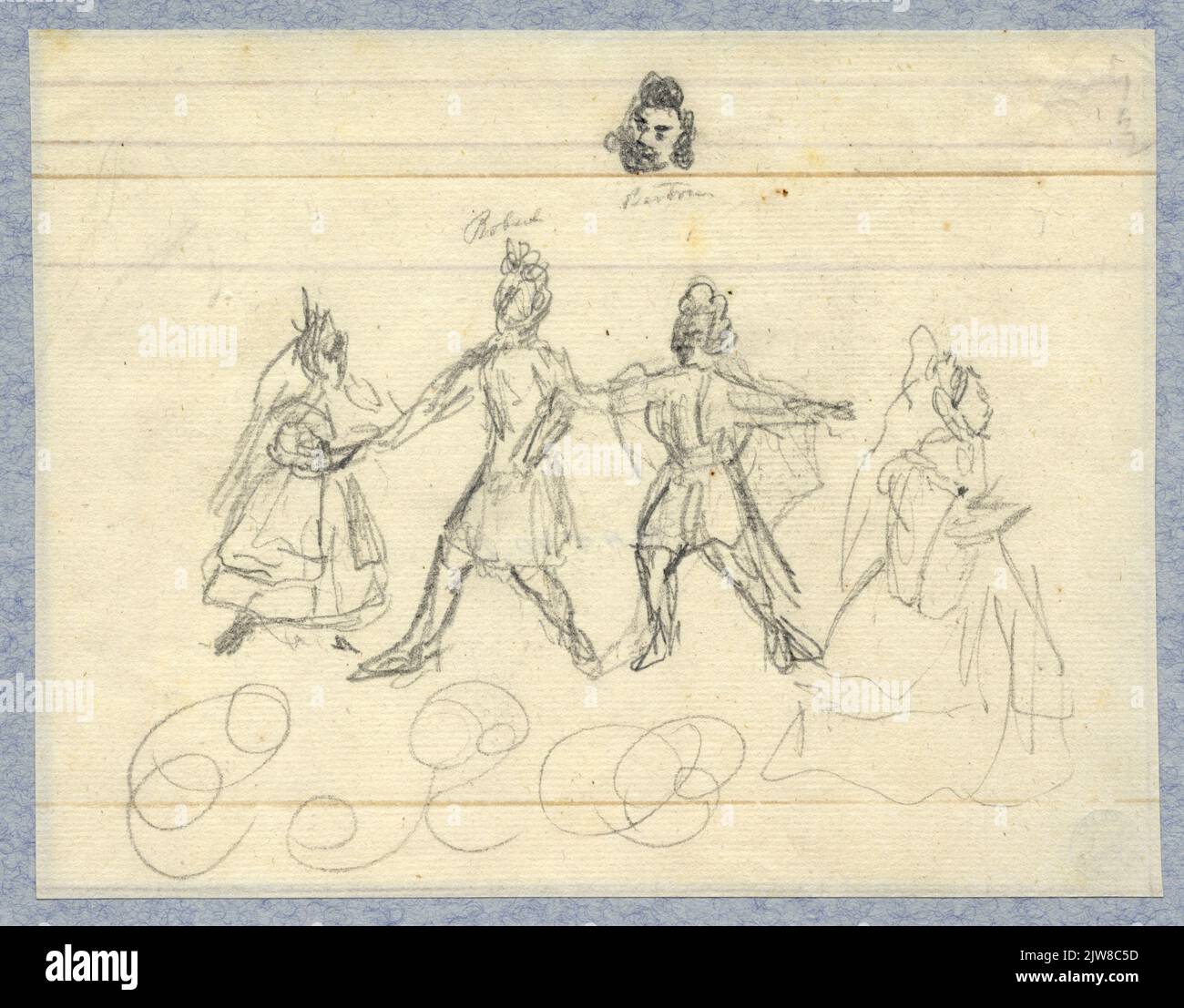 Image of a scene with Robert, Bertram and Alice in a performance of the ...