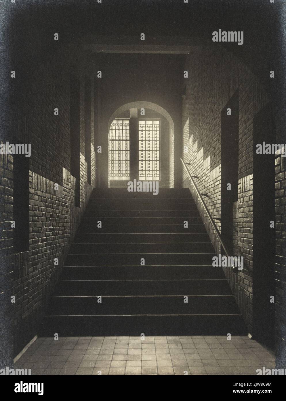 Interior of the 3rd administration building of the Dutch Railways (HGB ...