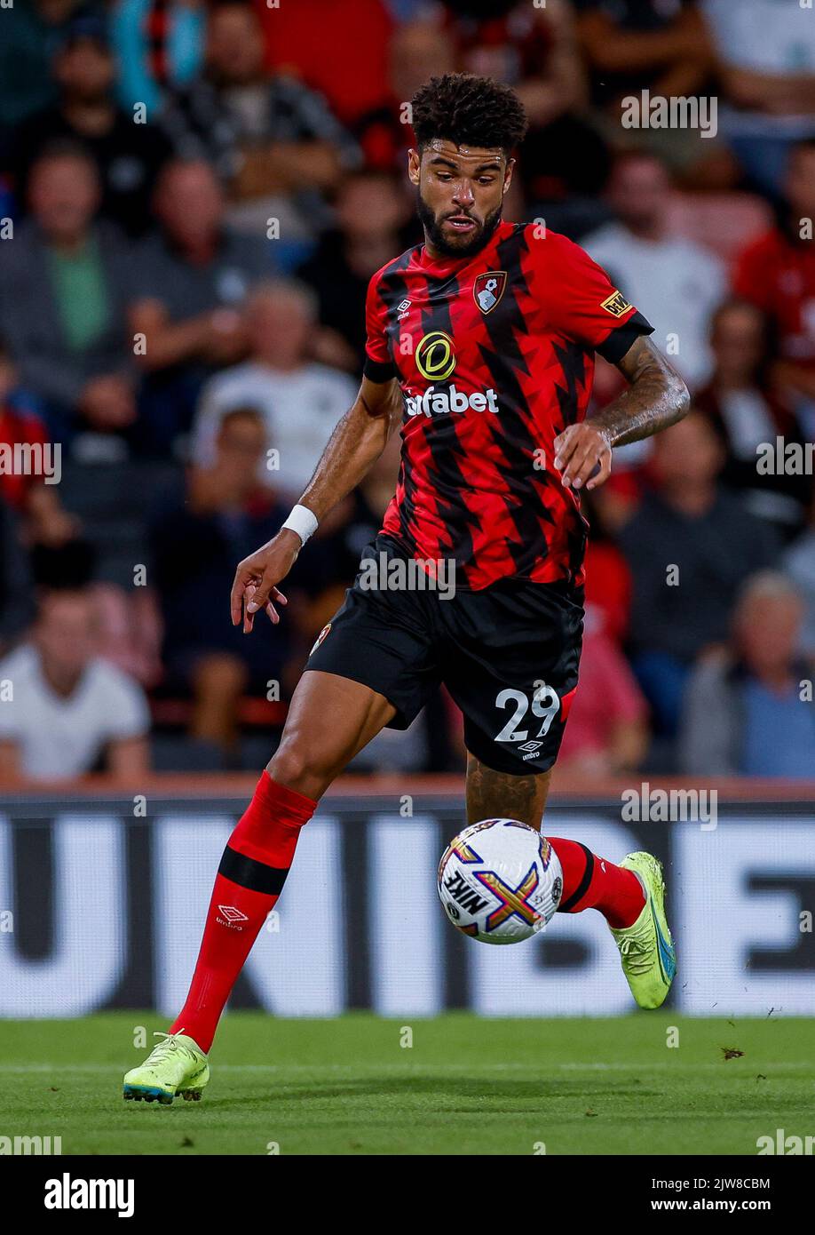 Bournemouth's Philip Billing in action during the Premier League match ...