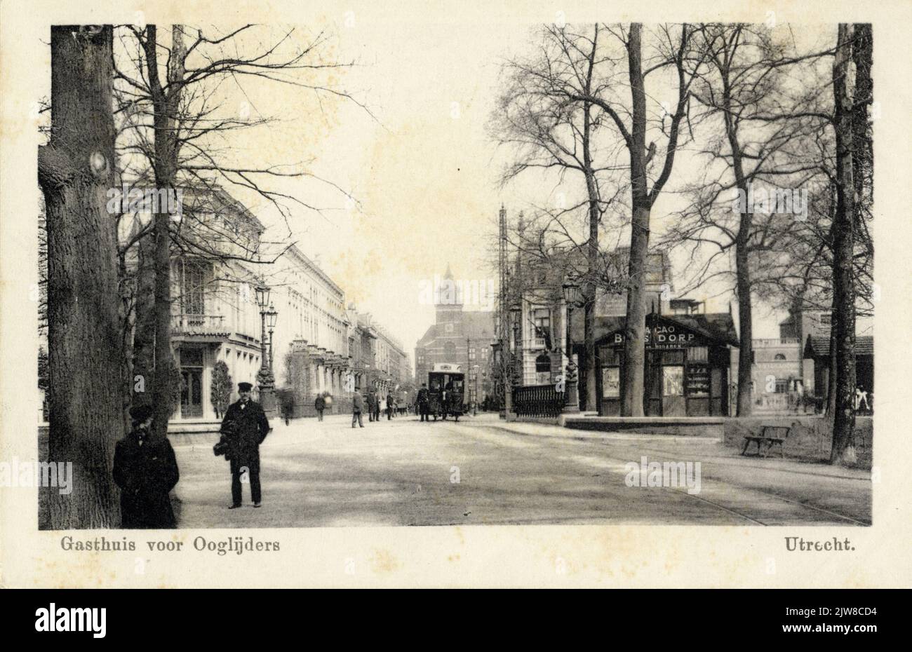 Face in the F.C. Dondersstraat in Utrecht from the origin bridge at ...