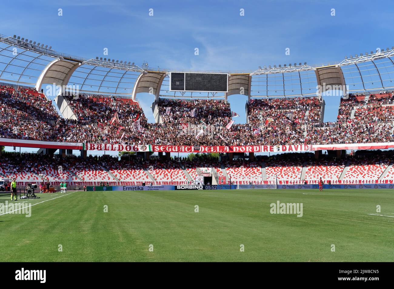 SSC Bari Supporters during the Italian soccer Serie B match SSC Bari vs ...