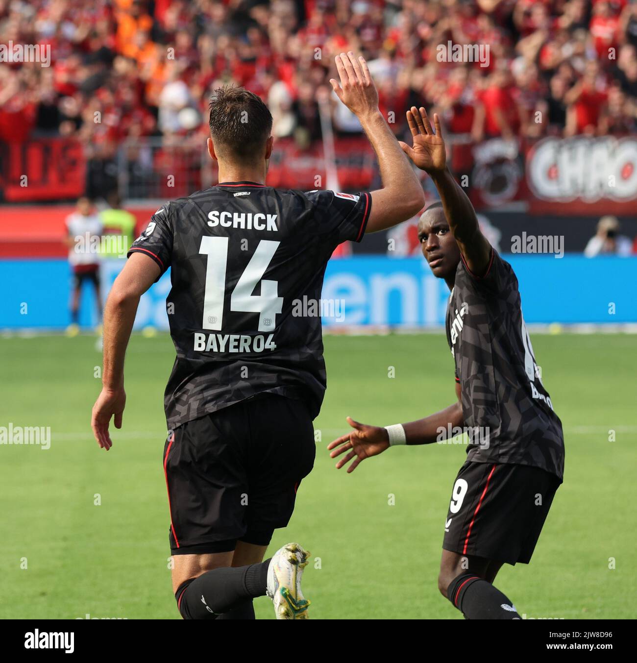 Leverkusen, Germany. 03rd Sep, 2022. Bundesliga, Matchday 5, Bayer 04 ...