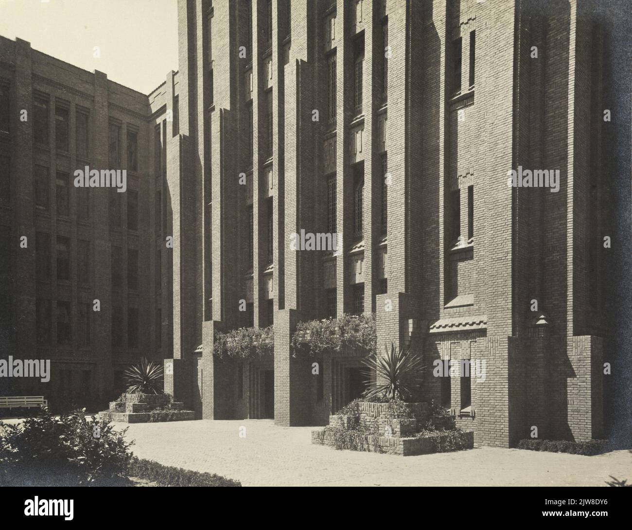 View of the northern tower of the 3rd administration building of the ...