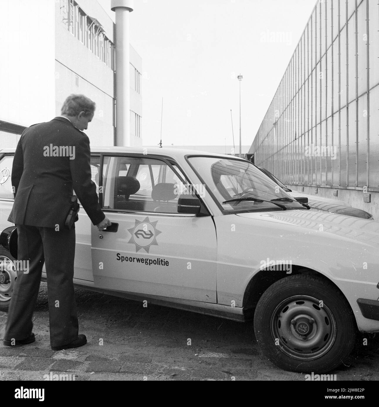 Police car photo Black and White Stock Photos & Images - Alamy