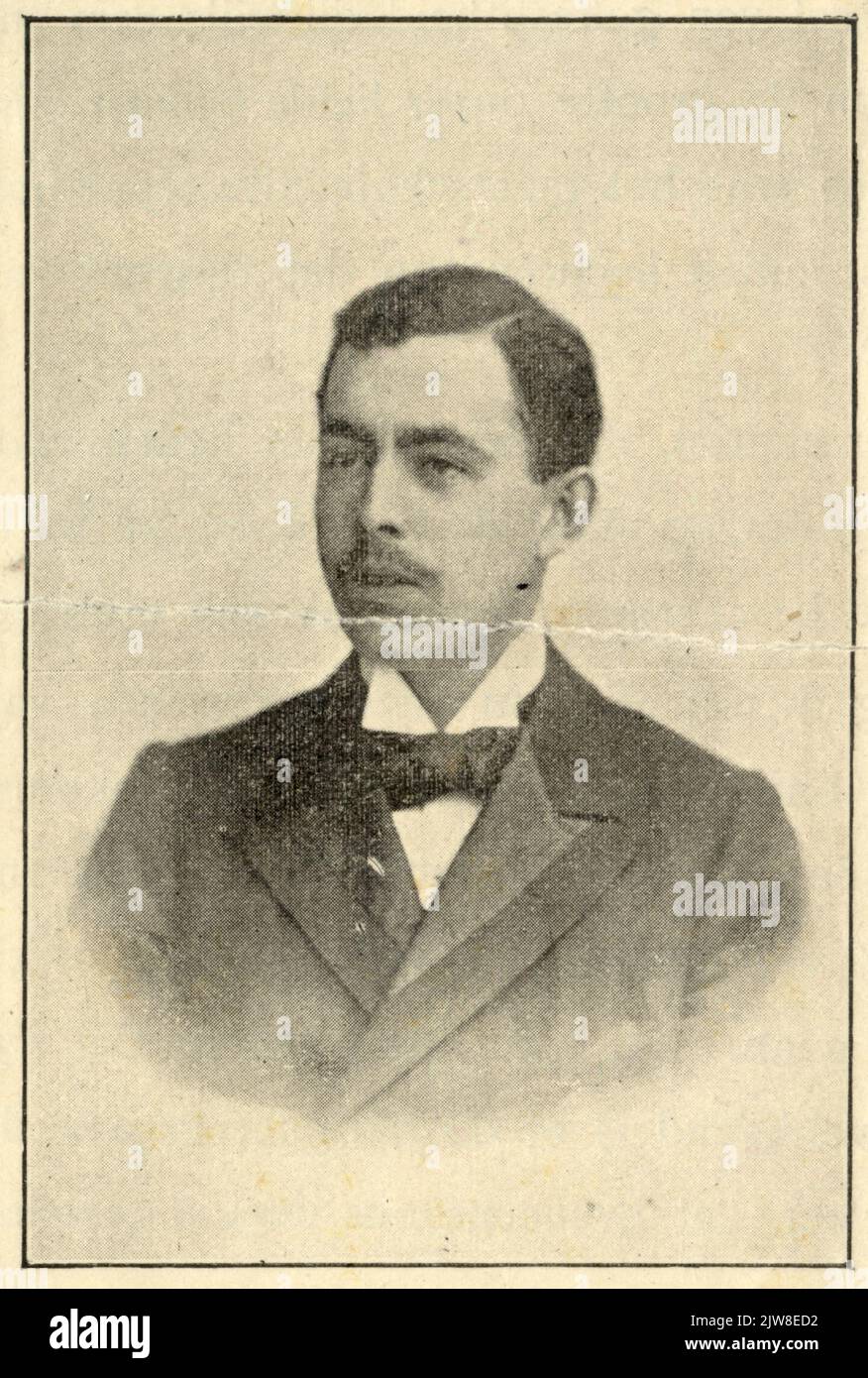 Portrait of Jhr. H.A. van Karnebeek, born 1874, rector of the ...