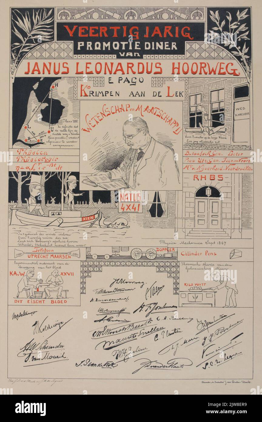 Forty year -old / Promotion Dinner / Van / Janus Leonardus Hoorweg / E ...