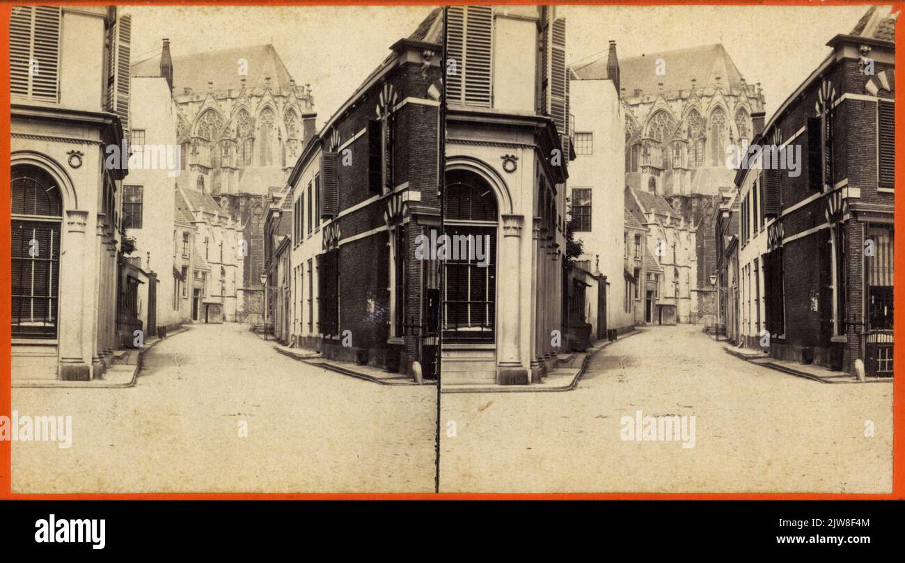 Face in behind the Dom in Utrecht from the Pausdam, from the south ...