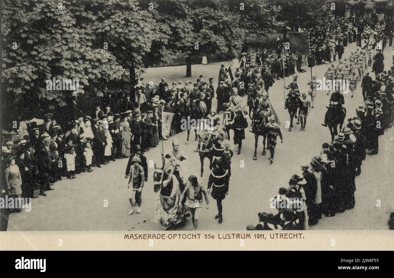 Maskerade parade 55th anniversary 1911, Utrecht Stock Photo - Alamy