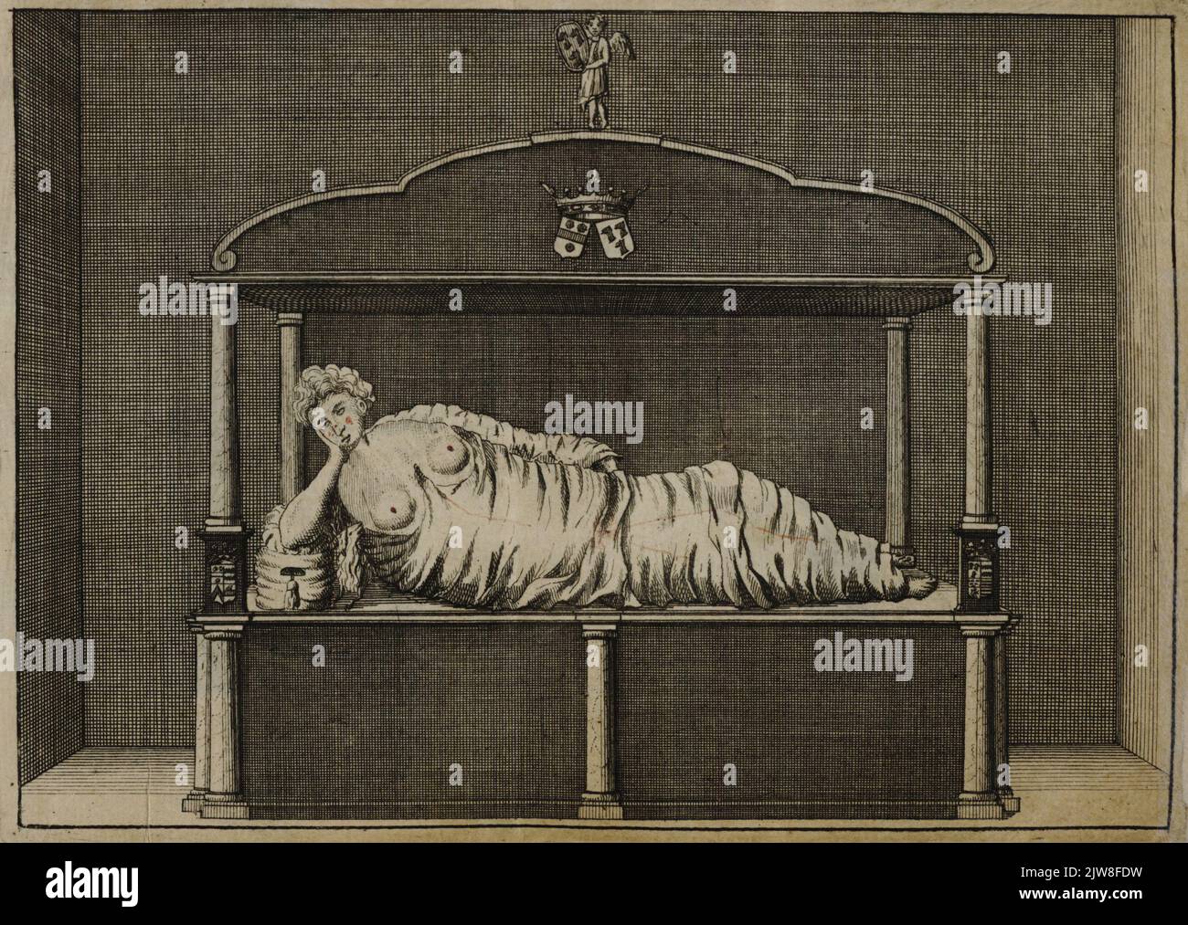 Image of the tomb of Elisabeth van Tuyll van Serooskercke, wife of Paul ...