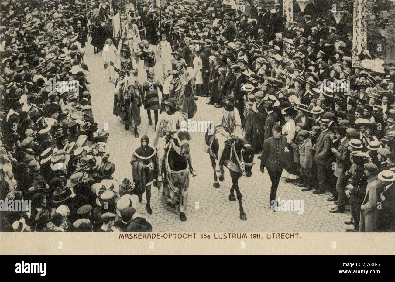 Maskerade parade 55th anniversary 1911, Utrecht Stock Photo - Alamy