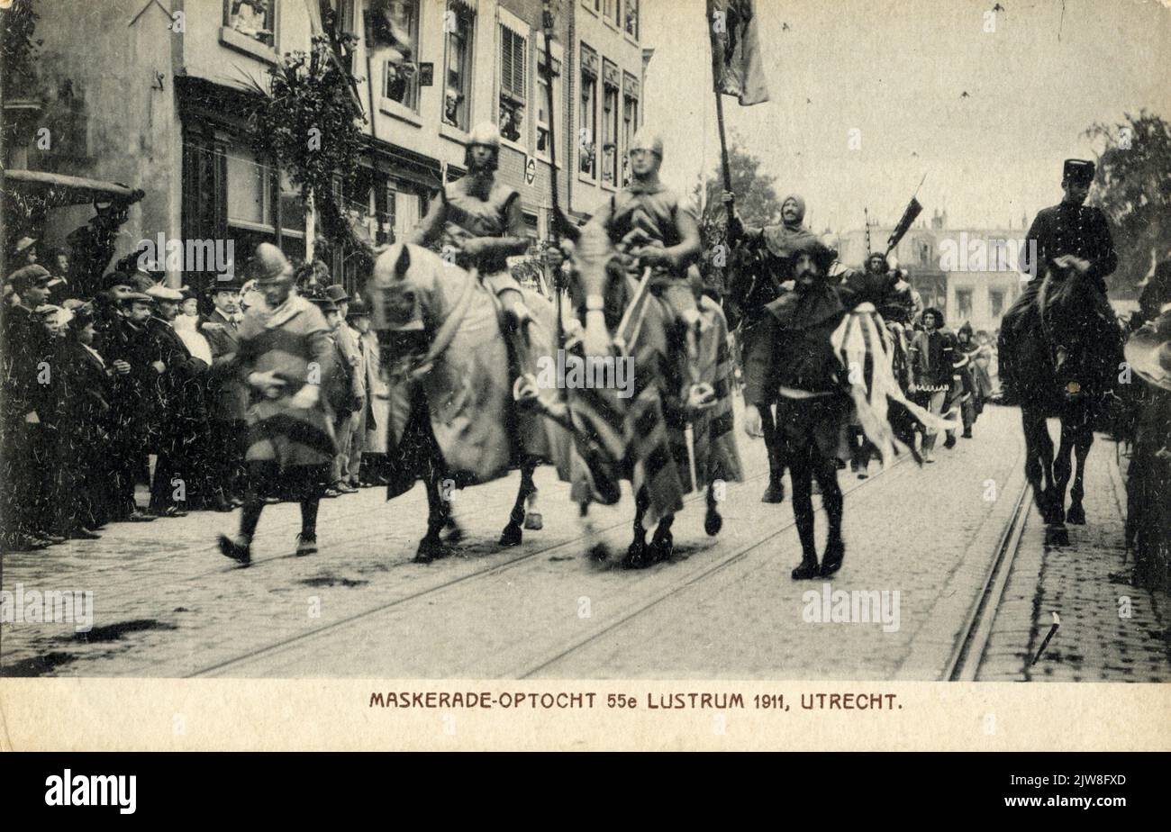Maskerade parade 55th anniversary 1911, Utrecht Stock Photo - Alamy