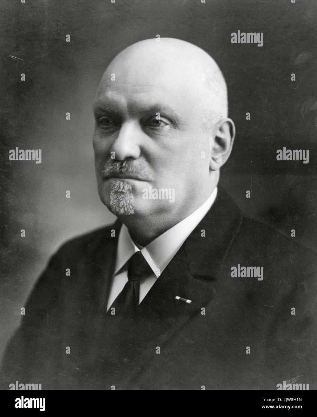Portrait of Rev. J.C. Rullmann, born 1876, pastor at the Reformed ...