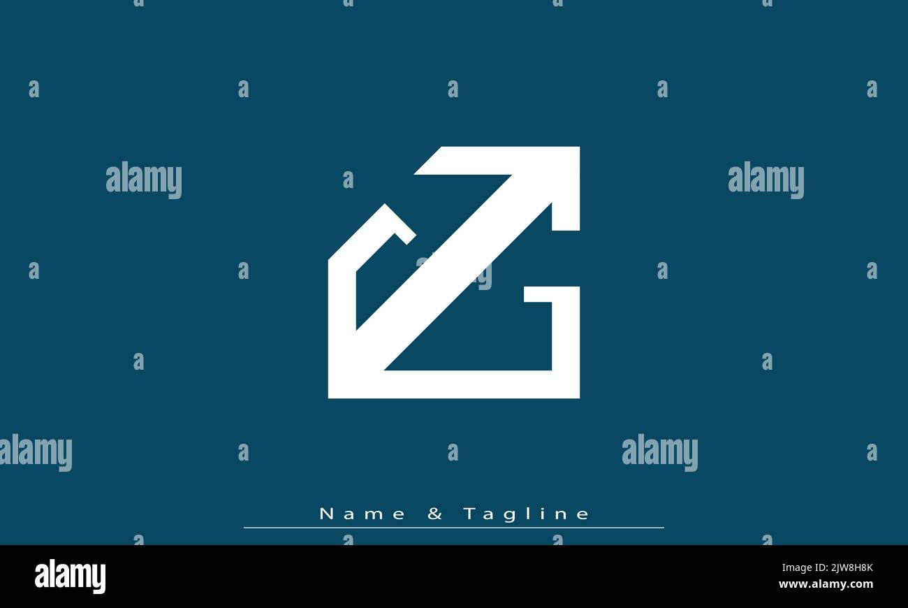 Alphabet letters Initials Monogram logo JG ,GJ Stock Vector Image & Art ...