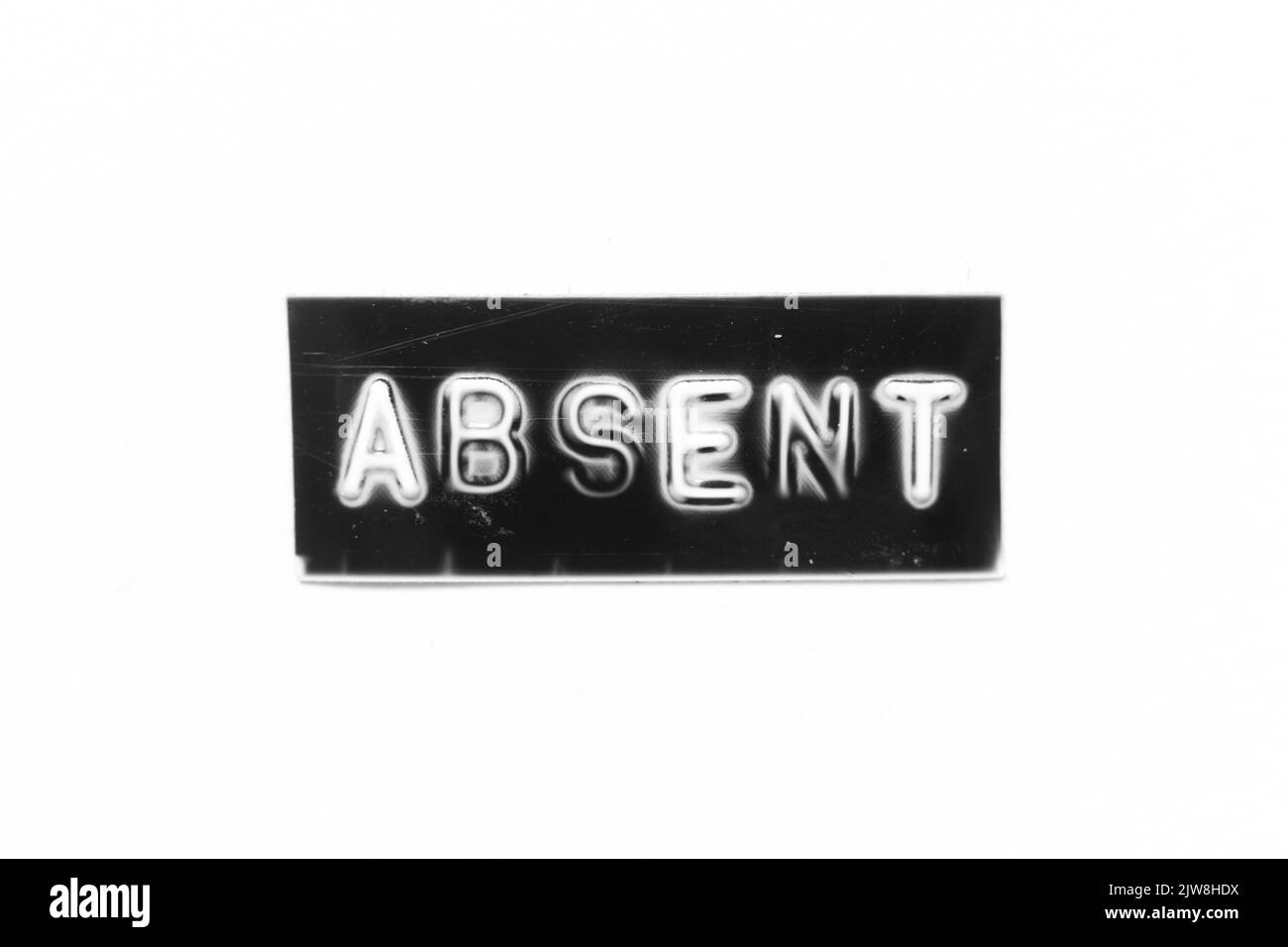 Absence absent Cut Out Stock Images & Pictures - Alamy