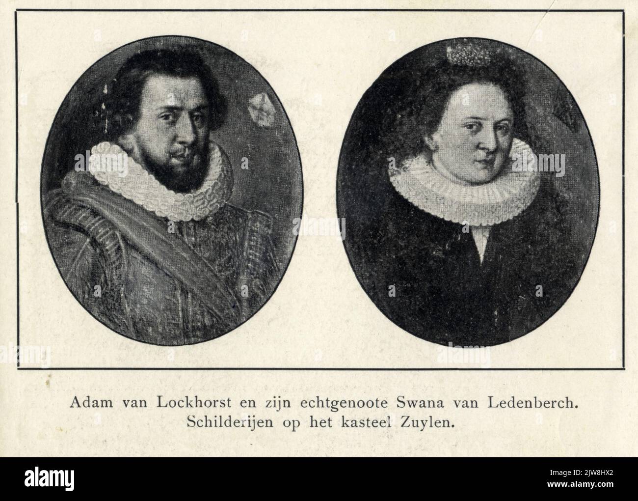 Adam van Lockhorst and his wife Swana from Ledenberch, / paintings at ...