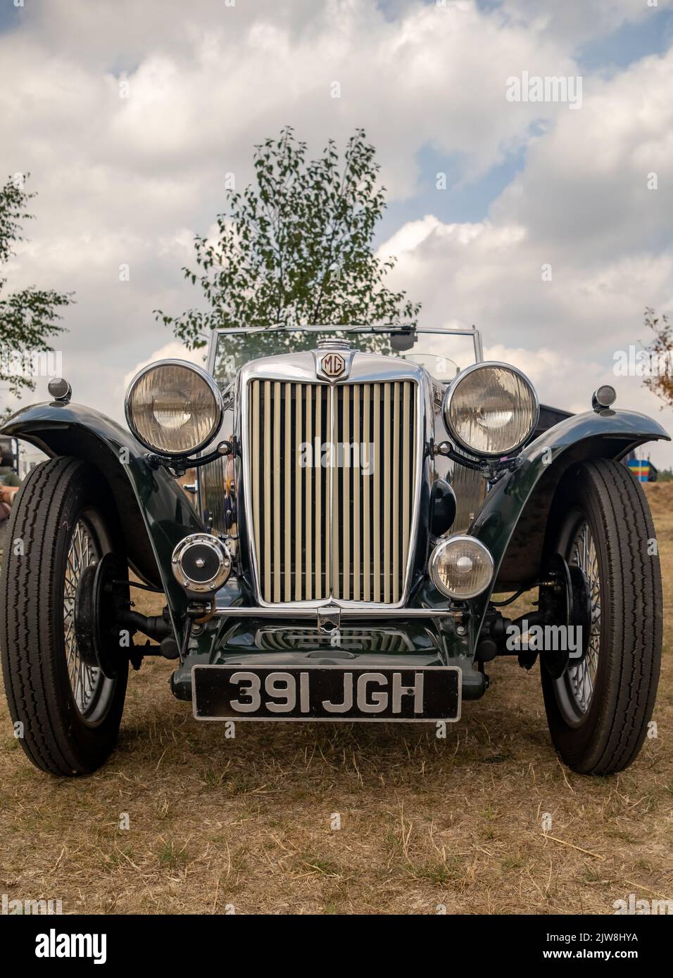 Old Buckenham, Norfolk, UK – September 03 2022. Front on view of a ...