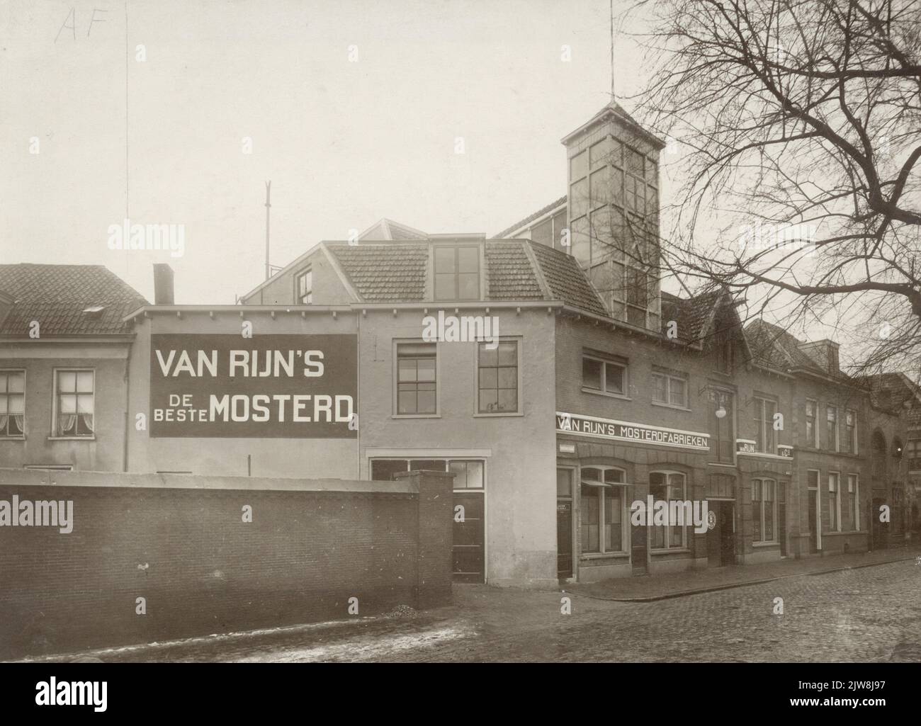 View of the facade of Van Rijn's Mustard and Vinegar Factory ...