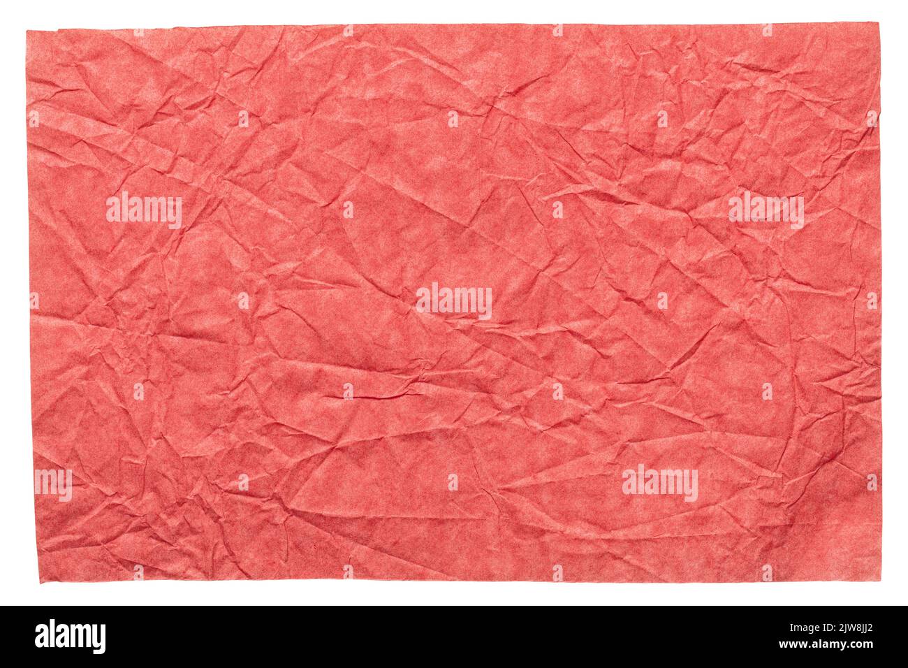 Isolated crumpled sheet paper in contrast pink color Stock Photo - Alamy