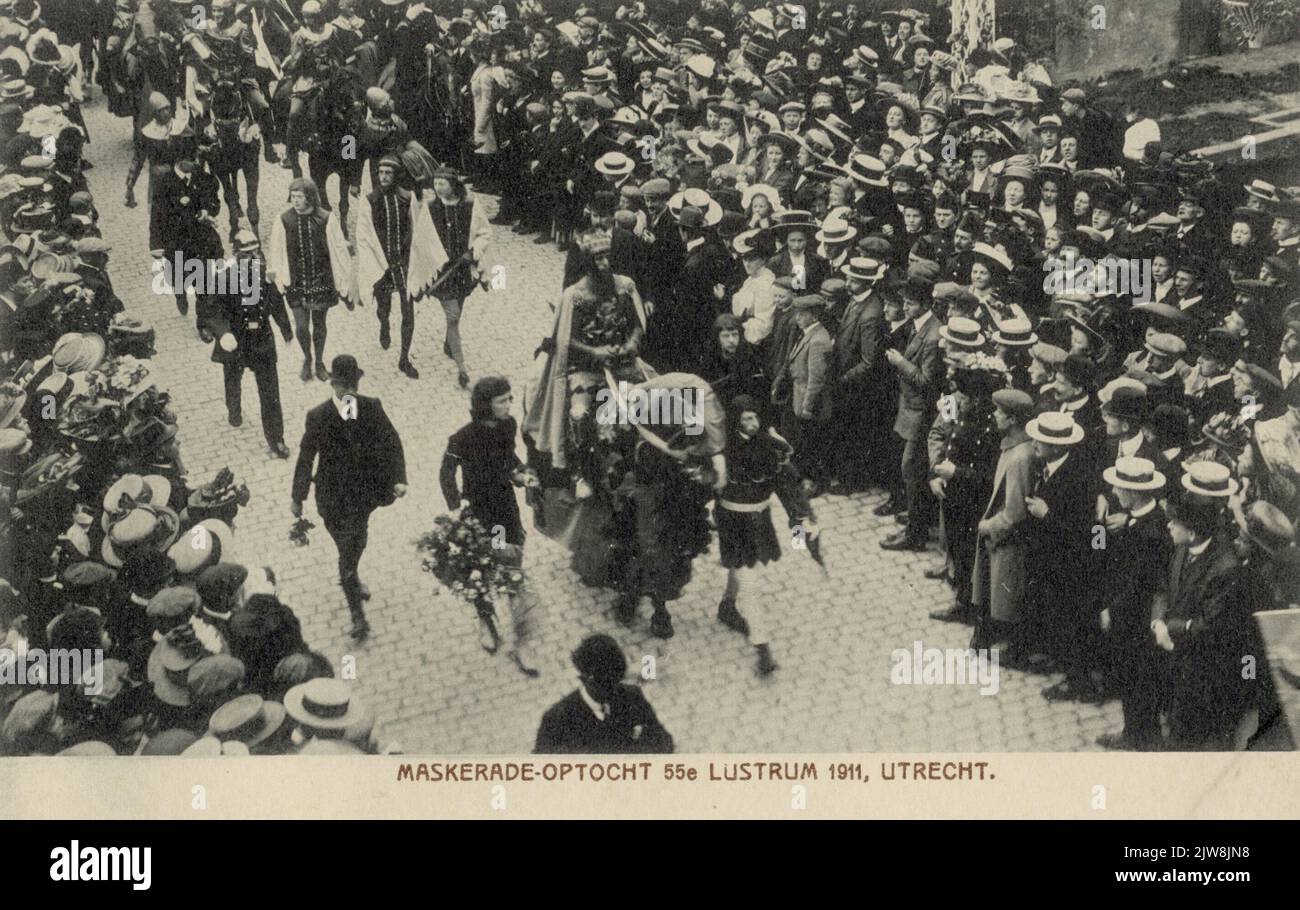 Maskerade parade 55th anniversary 1911, Utrecht Stock Photo - Alamy