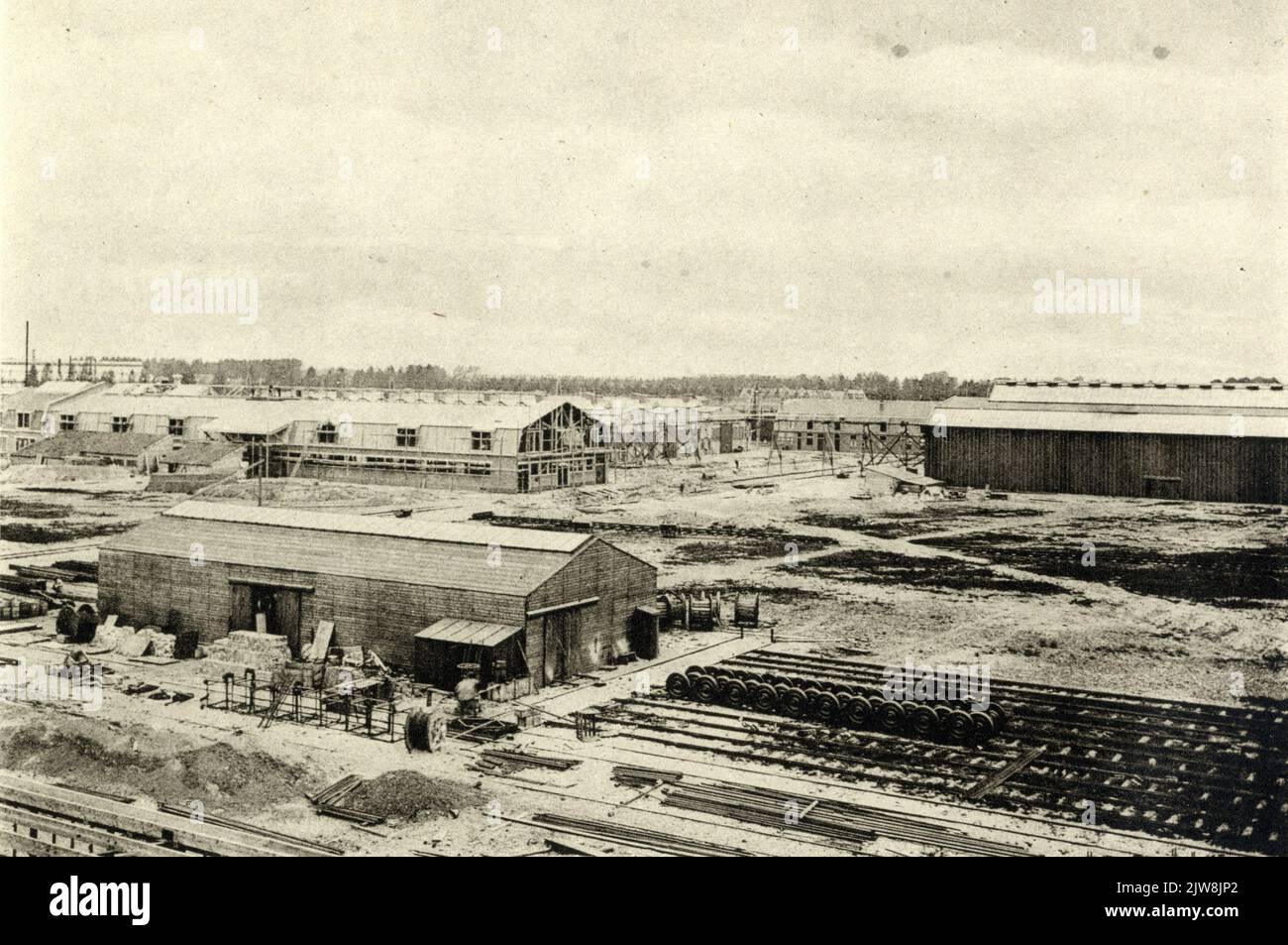 Overview of the factory complex of Werkspoor in Zuilen.n.b under ...