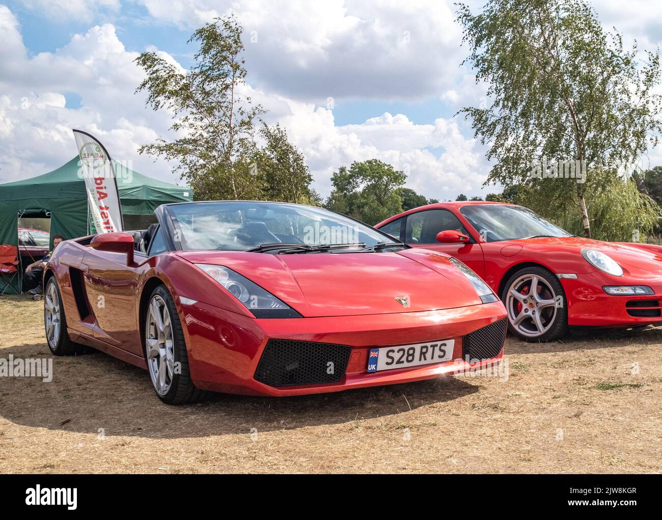 Earsham, Norfolk, UK - Lamborghini Gallardo supercar on display at a ...