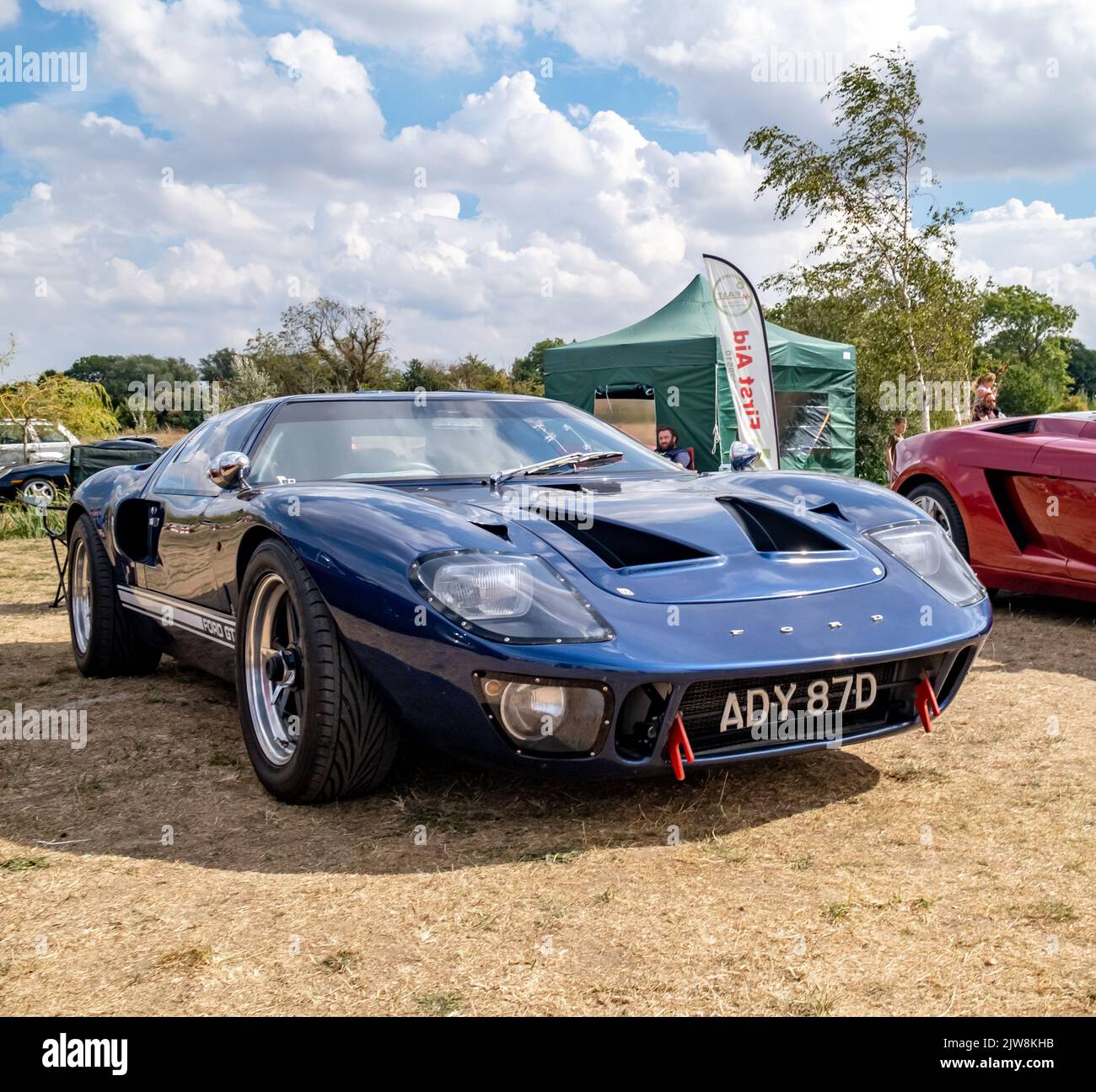 Old Buckenham, Norfolk, UK – September 03 2022. A Ford Tornado GT40 ...