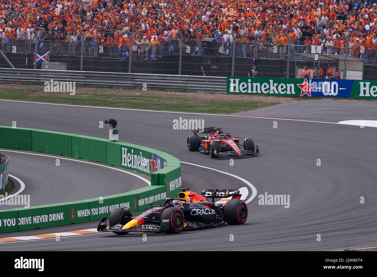 ZANDVOORT, NETHERLANDS - SEPTEMBER 4: Max Verstappen of the Netherlands ...