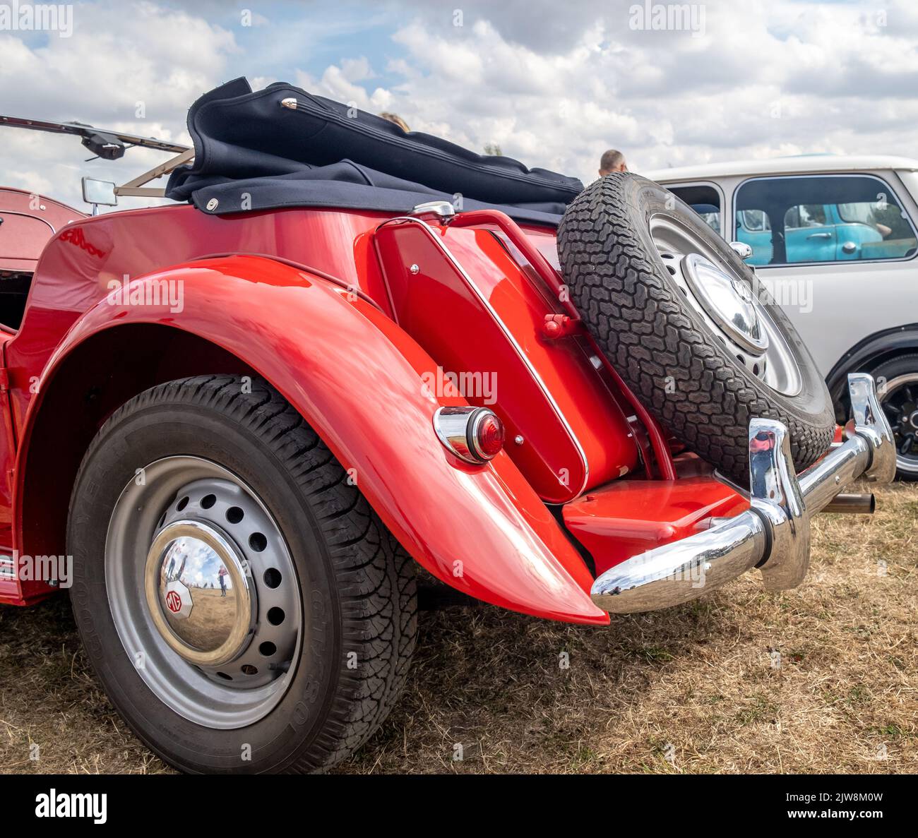 Old Buckenham, Norfolk, UK – September 03 2022. Close up of a classic ...