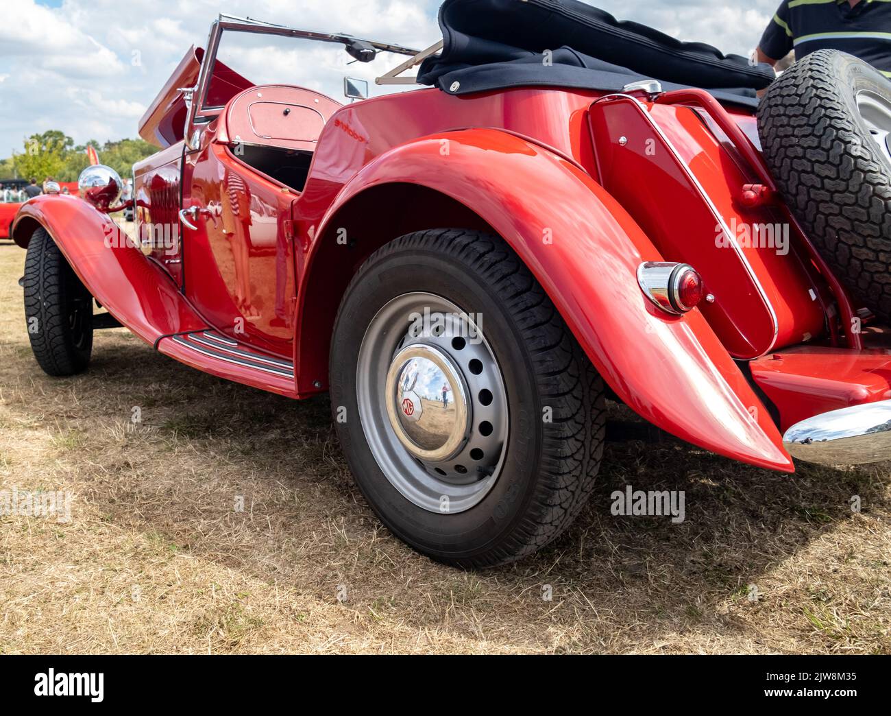Old Buckenham, Norfolk, UK – September 03 2022. Close up of a classic ...