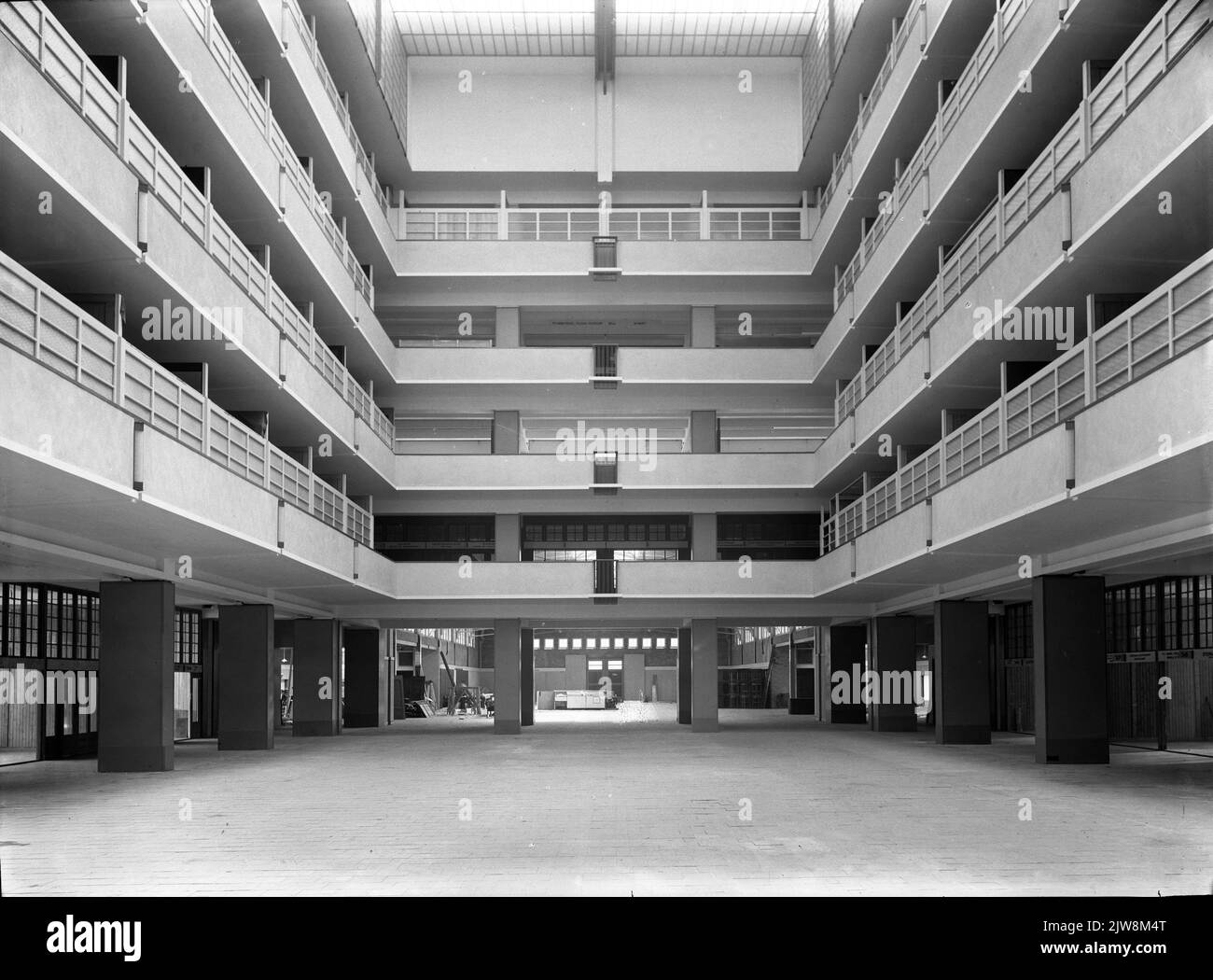Interior of the correctly completed second annual fair building of the ...