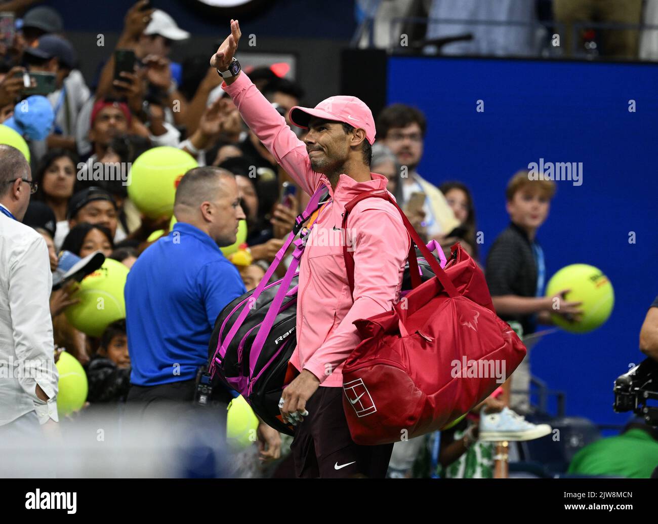 Queens, NY, USA. 3rd Sep, 2022. **NO NY NEWSPAPERS** : Rafael Nadal ...