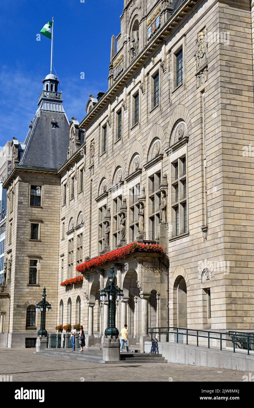 Rotterdam, Netherlands - August 2022: Exterior view of the front of the ...