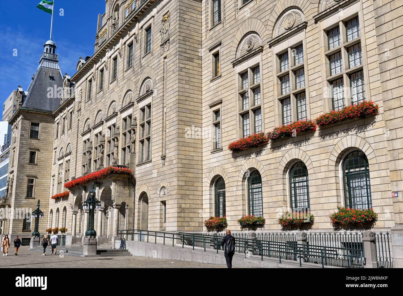 Rotterdam, Netherlands - August 2022: Exteror view of the front of the ...