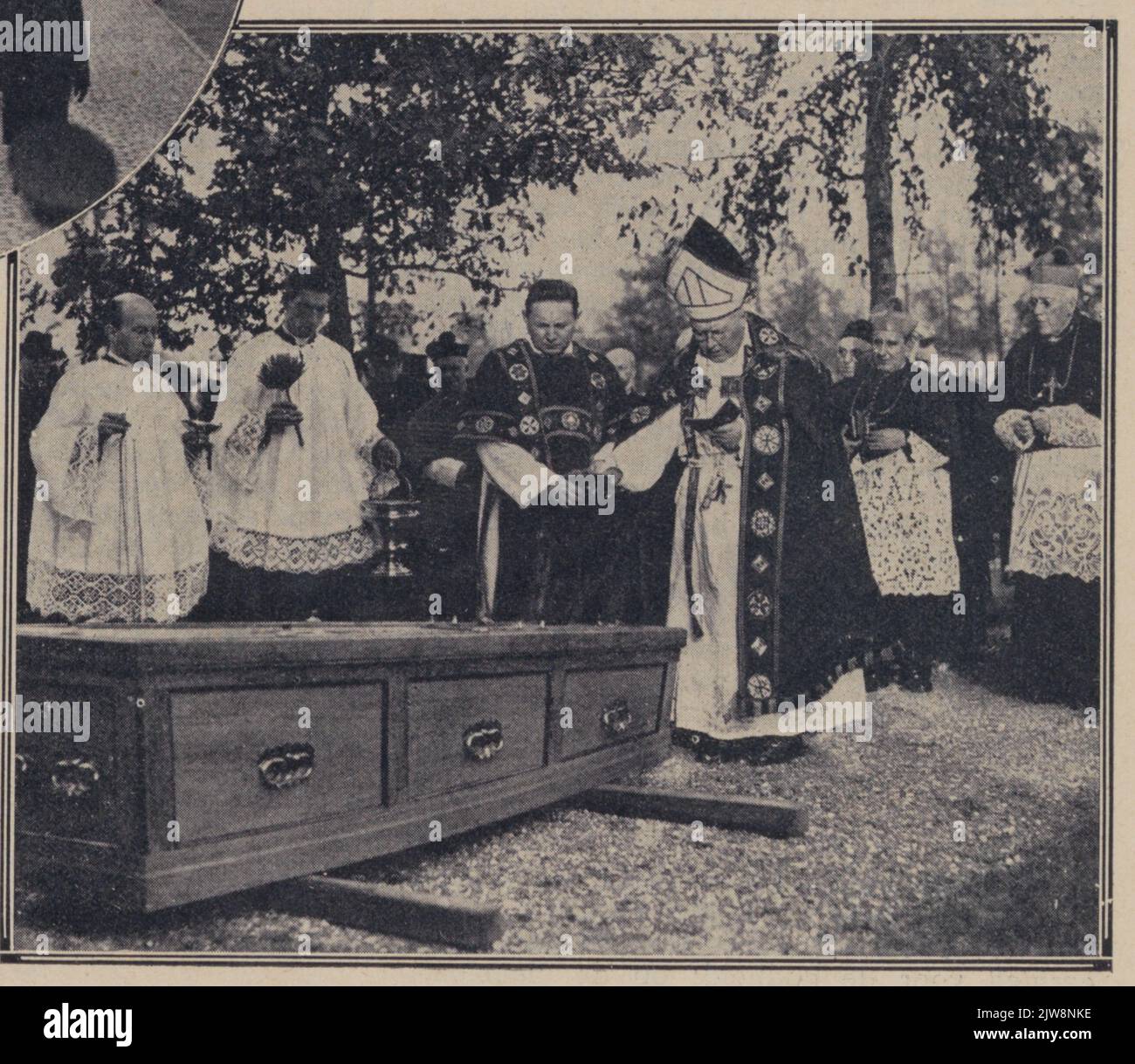 The funeral of Mgr. H. v.d. Wetering Z.G Stock Photo - Alamy