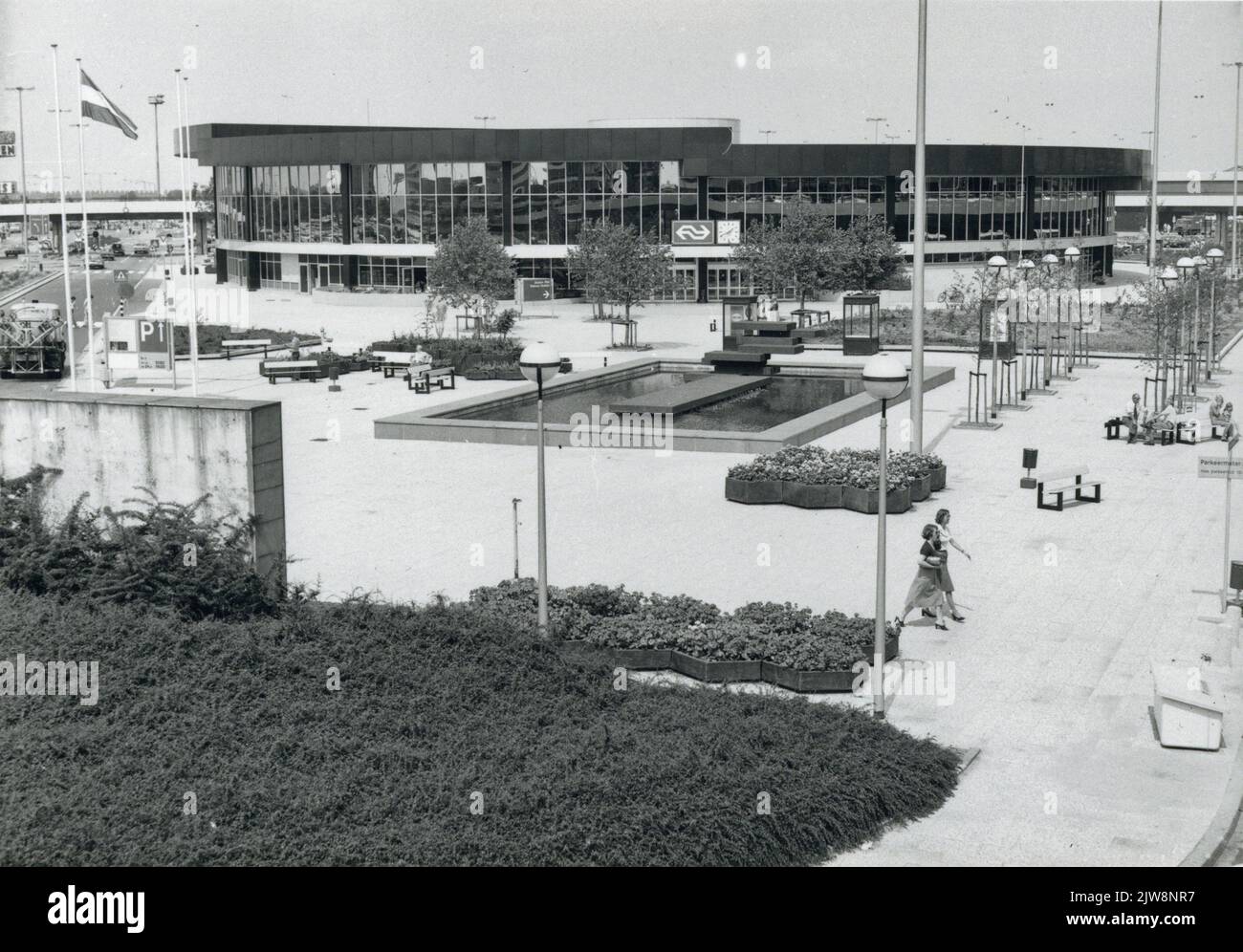View of the N.S. station Schiphol Stock Photo - Alamy