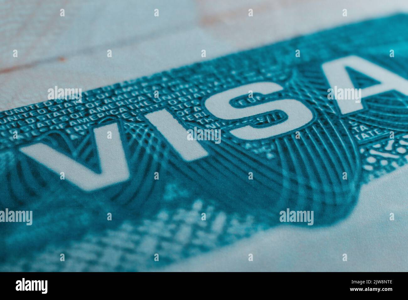 Travel visa background, Work and Travel VISA, Immigration visa Stock ...