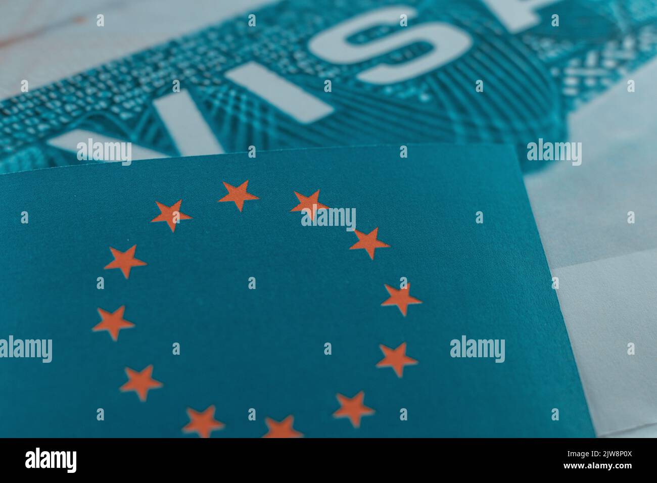 Travel visa background, Work and Travel VISA, Immigration visa with ...