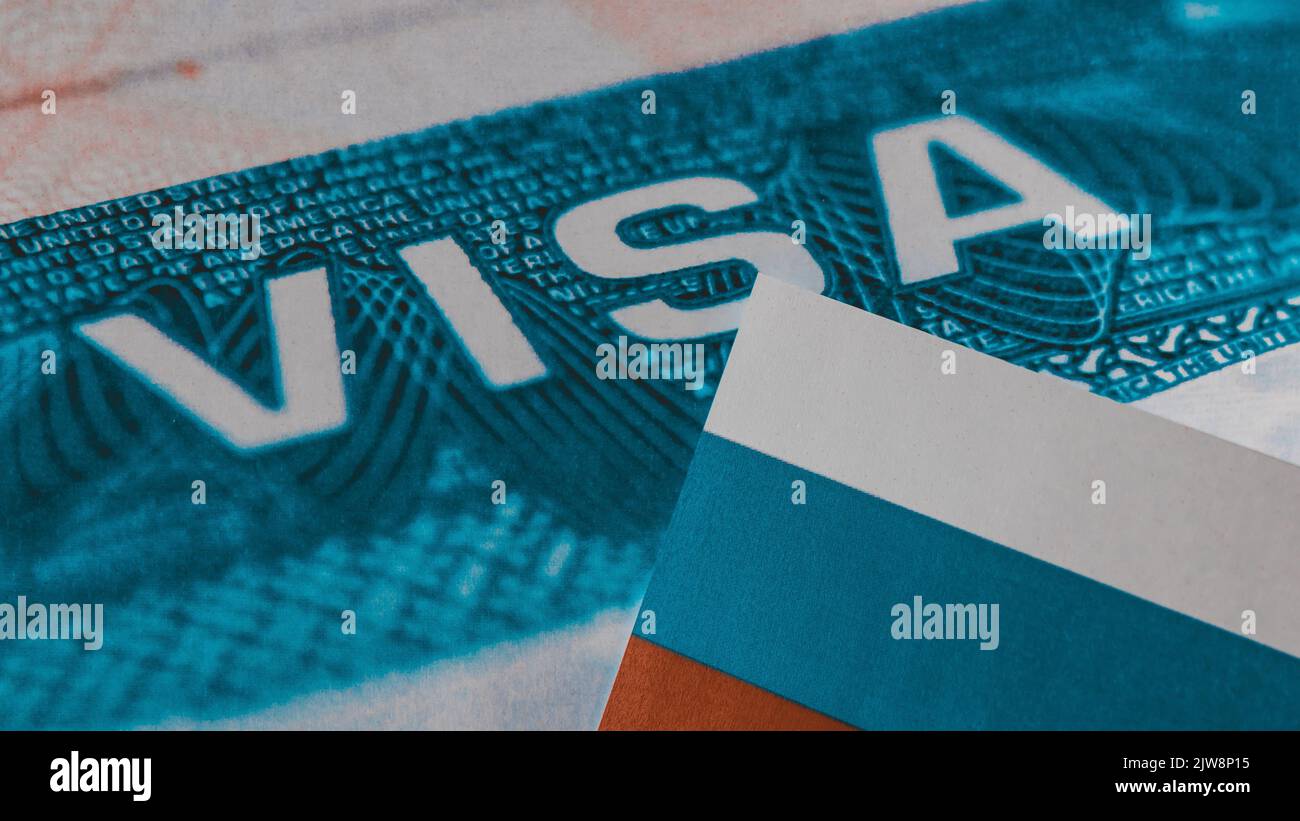 Travel visa background, Work and Travel VISA, Immigration visa with ...