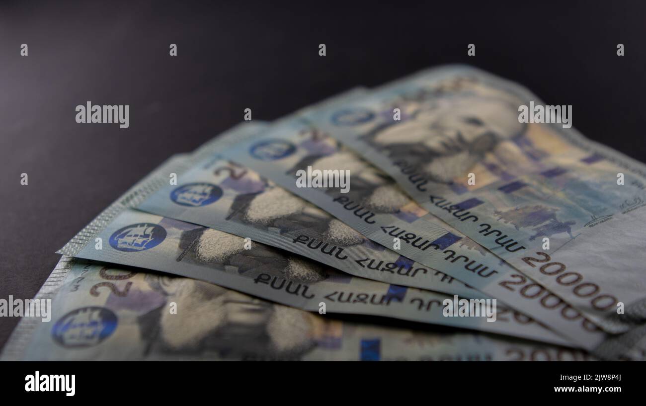 20000 dram banknotes hi-res stock photography and images - Alamy