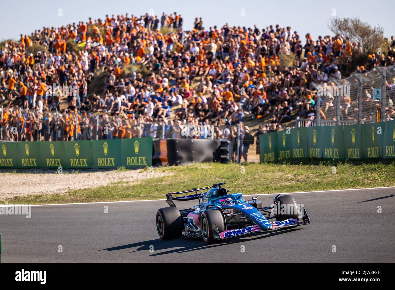 14 ALONSO Fernando (spa), Alpine F1 Team A522, action crowd, foule ...
