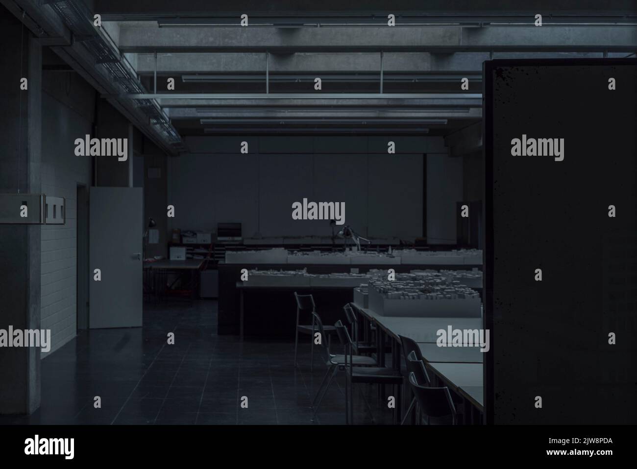 An empty office after working hours Stock Photo - Alamy