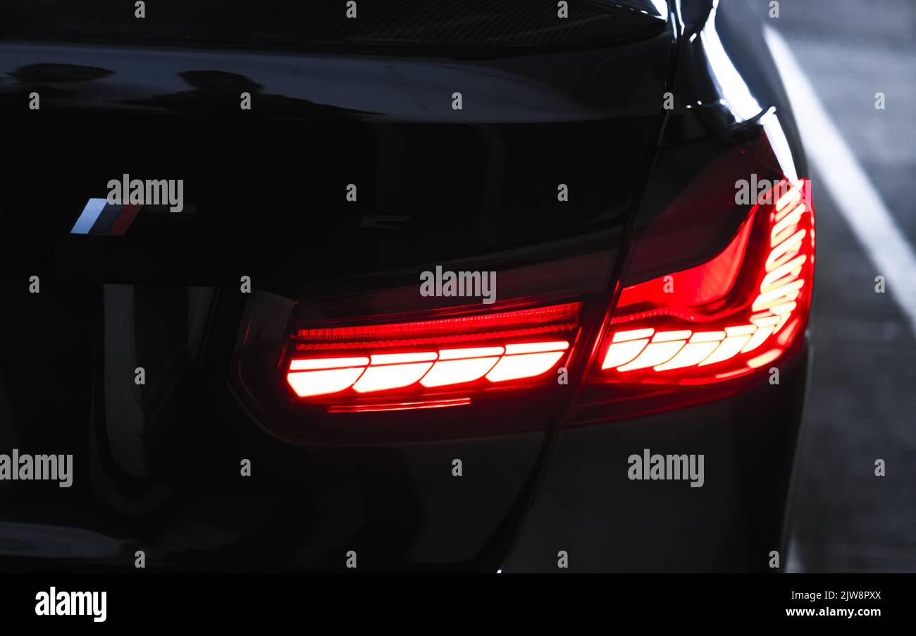 Automobile rear lights hi-res stock photography and images - Alamy